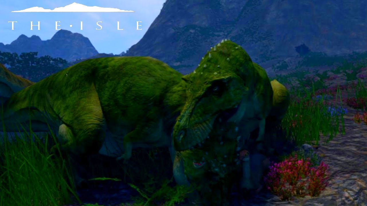 Broken Neck Rex | The Isle T Rex Gameplay & Pack Hunting | REX DID WHAT ...