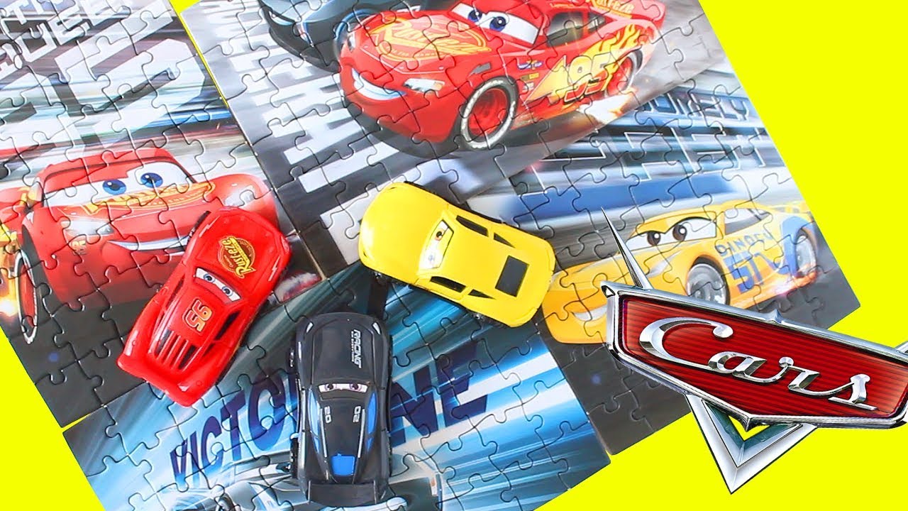THE BEST DISNEY PIXAR CARS 3 PUZZLE - with Lightning McQueen, Jackson ...