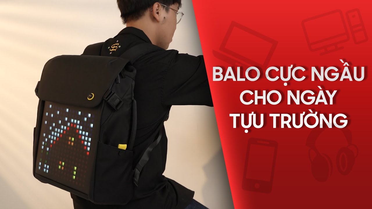 Balo laptop Divoom Pixoo Led BackPack 2022 - Cách gây ấn tượng crush ...