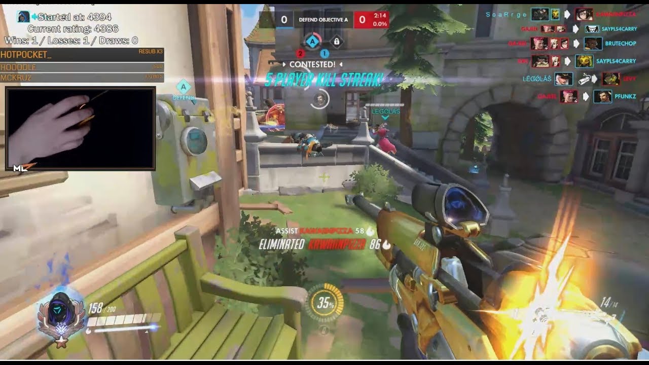 Overwatch Ana God mL7 Has Insane Positioning & Aim Skills - YouTube