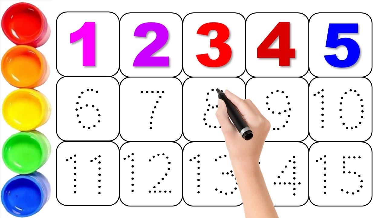 Learn to count, One two three, 123 Numbers, 123, 1 to 100 counting, abc ...
