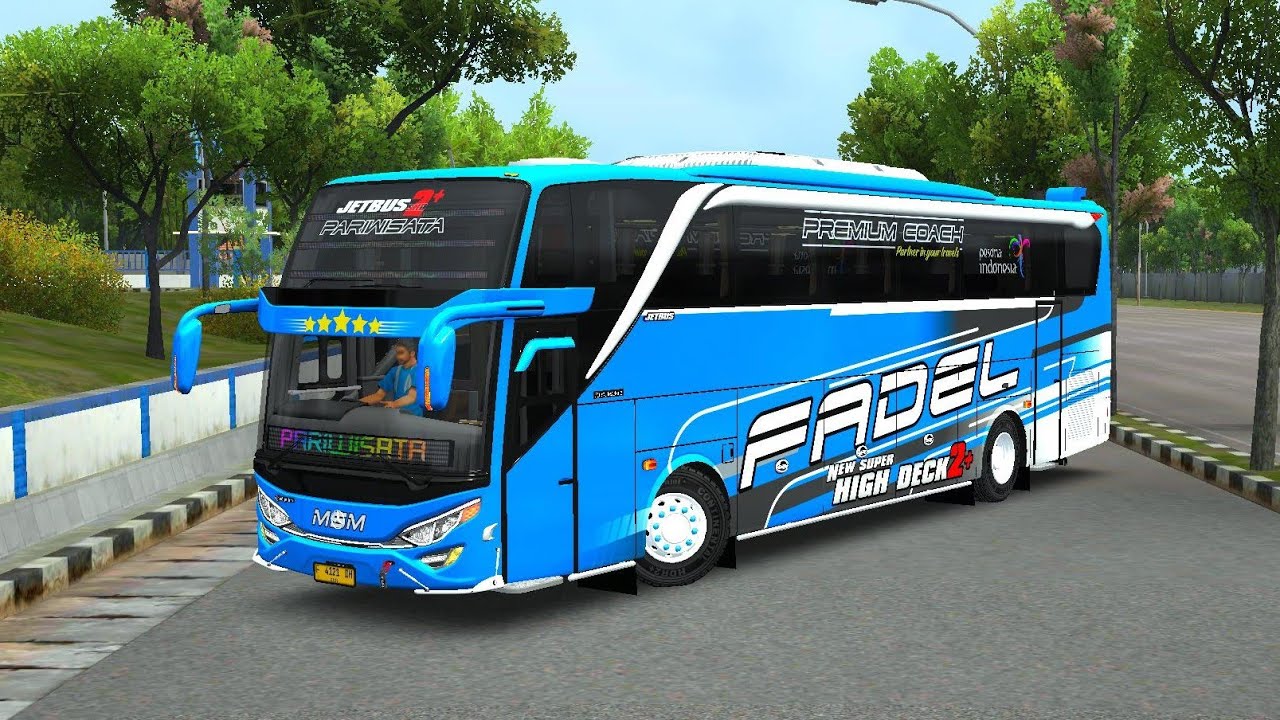 NEW! LIVERY MSM ASYROF FADEL MOD JB2 ASXFM - Bus Simulator Indonesia ...