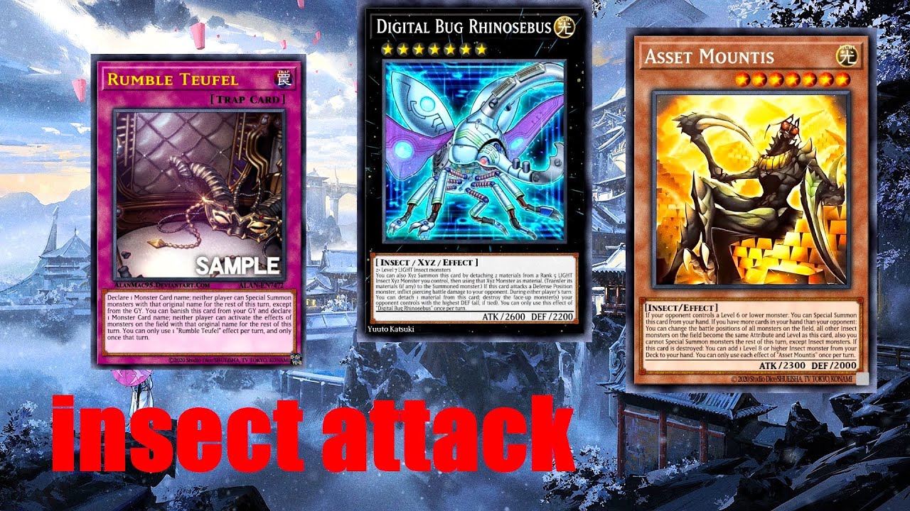 (YGOPRO)Asset Mountis, insect attack deck,Rumble Teufel - YouTube