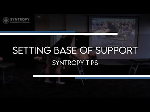Setting Base of Support - YouTube