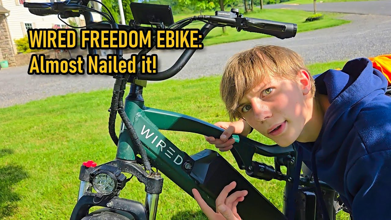 WIRED FREEDOM RANGE TEST AND REVIEW! #wiredebikes #biking #burgerking # ...