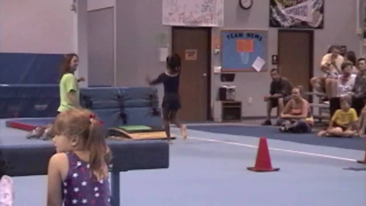 jasmine at fliptastic gymanstics olympics - YouTube