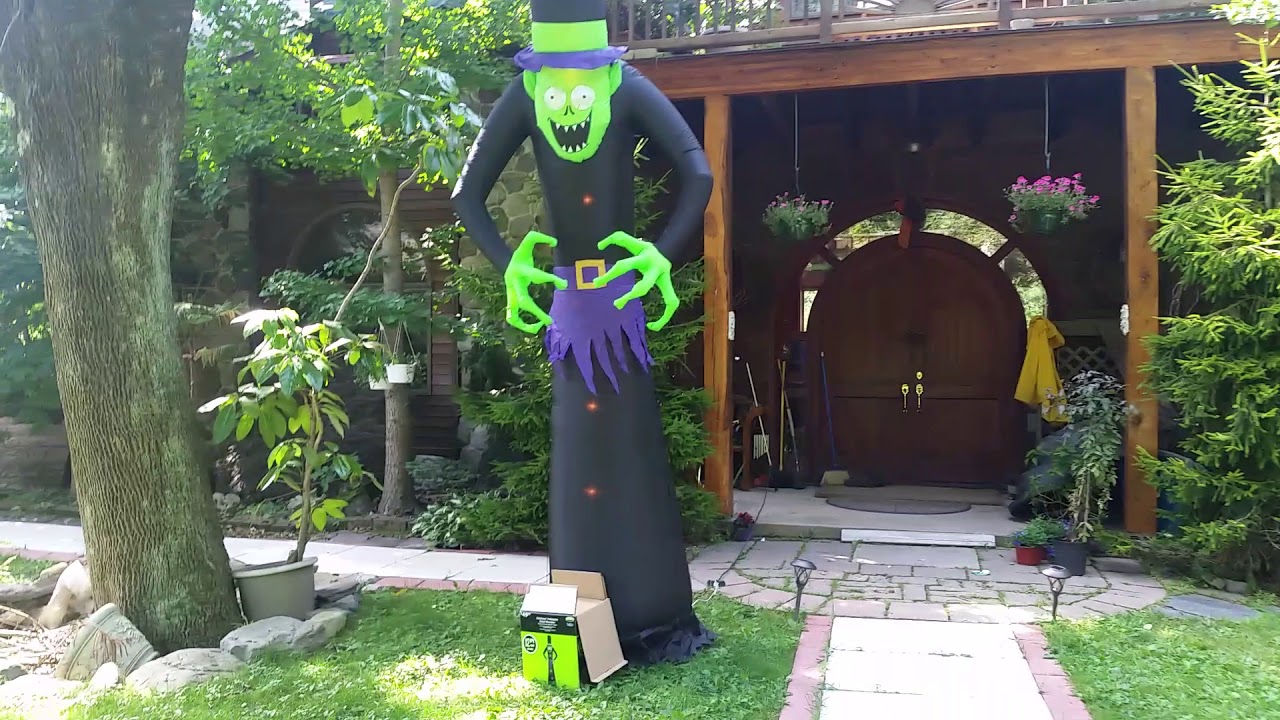 Review on the Gemmy Airblown Halloween Inflatable 2014 12ft Bloodshot ...