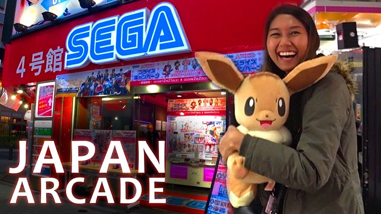 We WON at Sega Arcade Claw Machine Japan! - YouTube