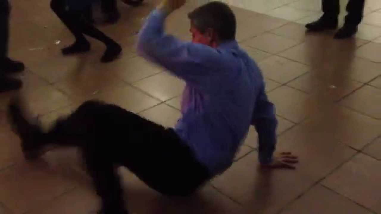 40 year old dad break dancing and doing the worm at Daddy/Daughter ...