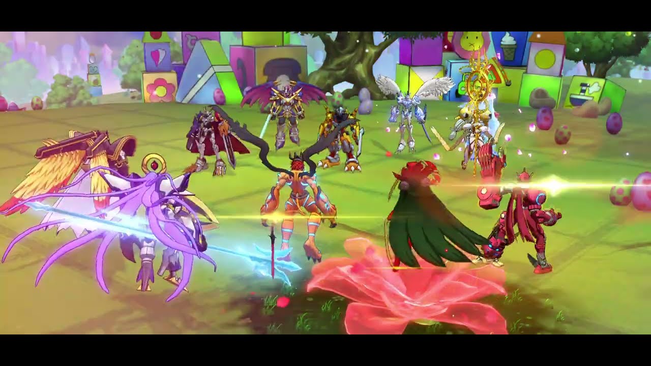 Digimon New Century - PVP Gameplay: Erlangmon BM, Justimon X Antibody ...