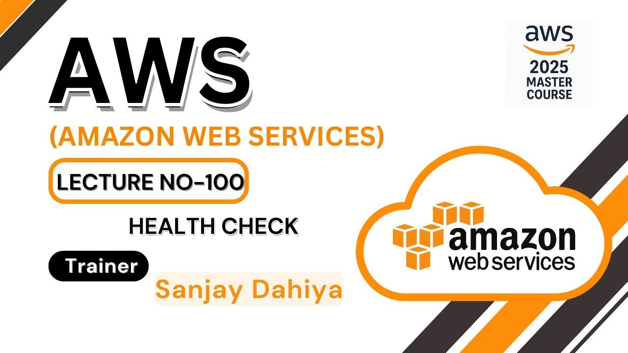 AWS Health Check Lecture-100 #AWS #AmazonWebServices #CloudComputing # ...