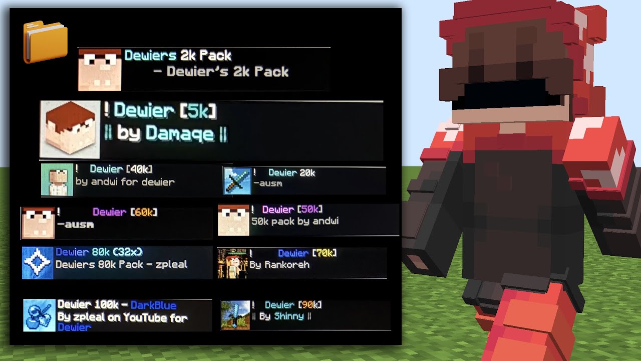 Using all of Dewier texture pack - YouTube