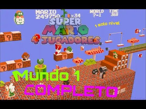 Super Mario Bros 1 Mundo 1 en sm4j - YouTube