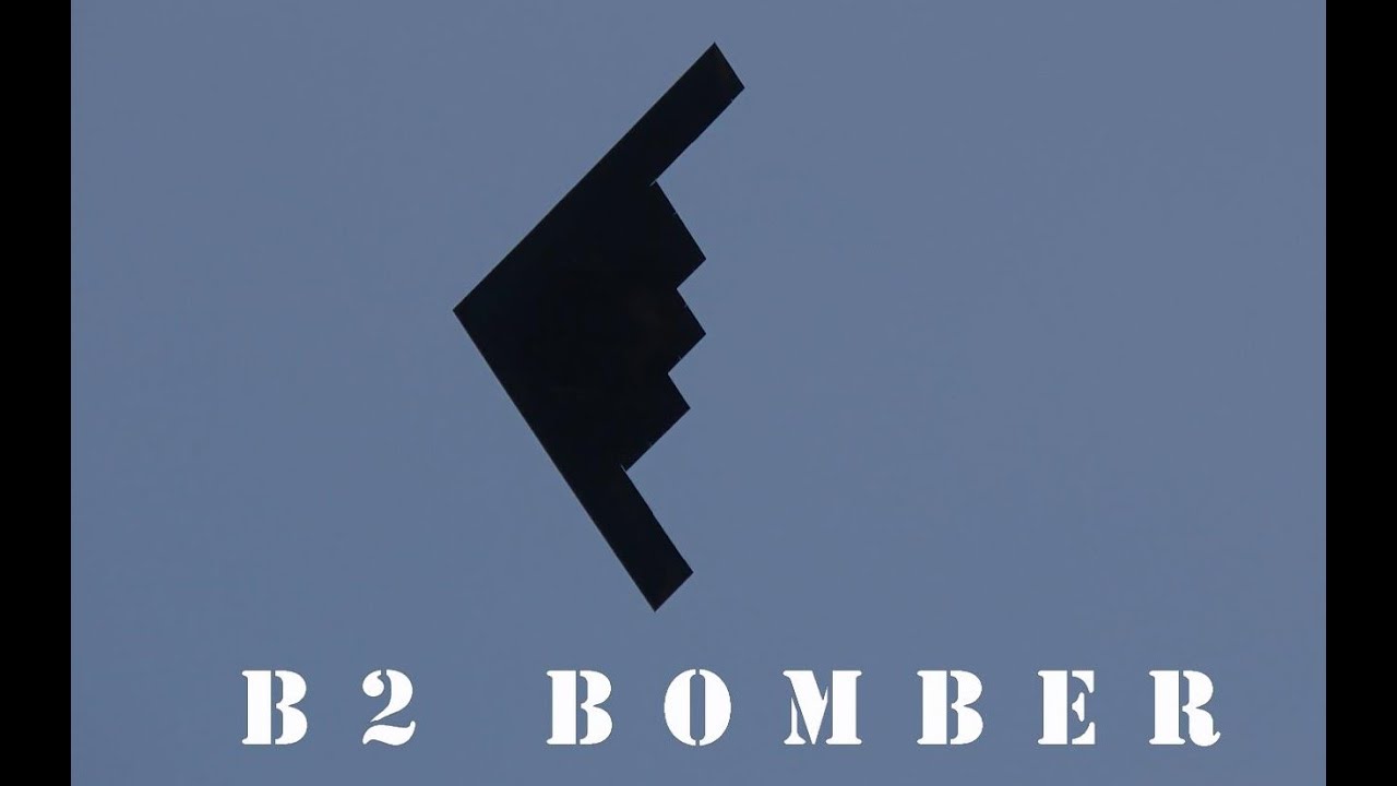 B2 Stealth Bomber low altitude passes - YouTube