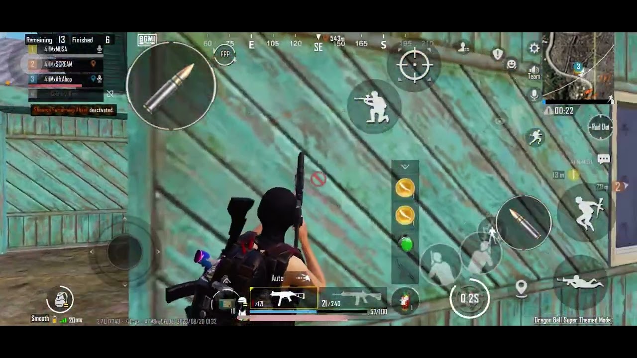 1 v 2 classic clip 🫠 | bgmi gameplay | 4hungry man - YouTube