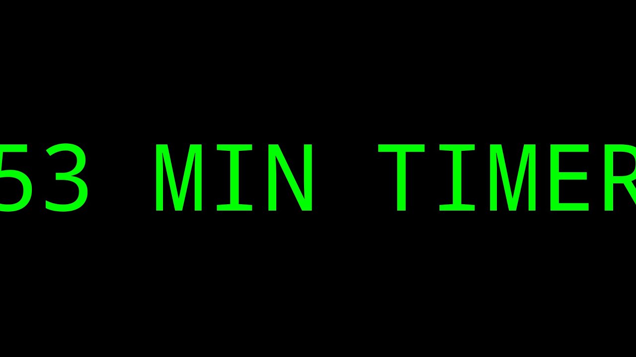 53 Minutes Timer - YouTube