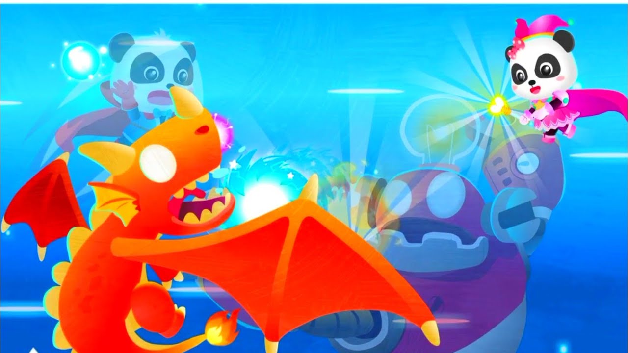 Baby Panda Hero Battle | Little Panda's Hero Battle | Superhero Fight ...