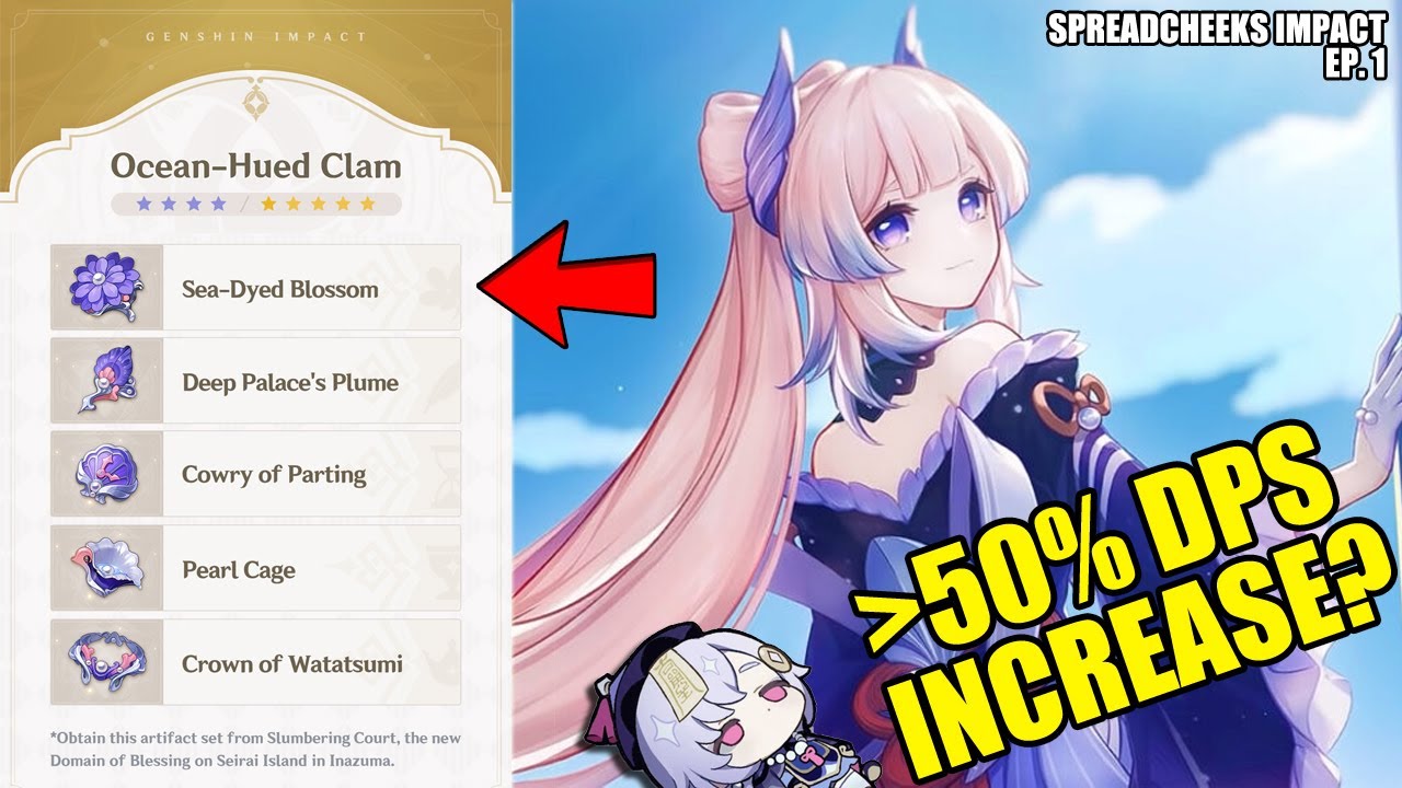 This Artifact set CHANGES Healers!! Ocean-Hued Clam Set MATH & Pre-TC ...