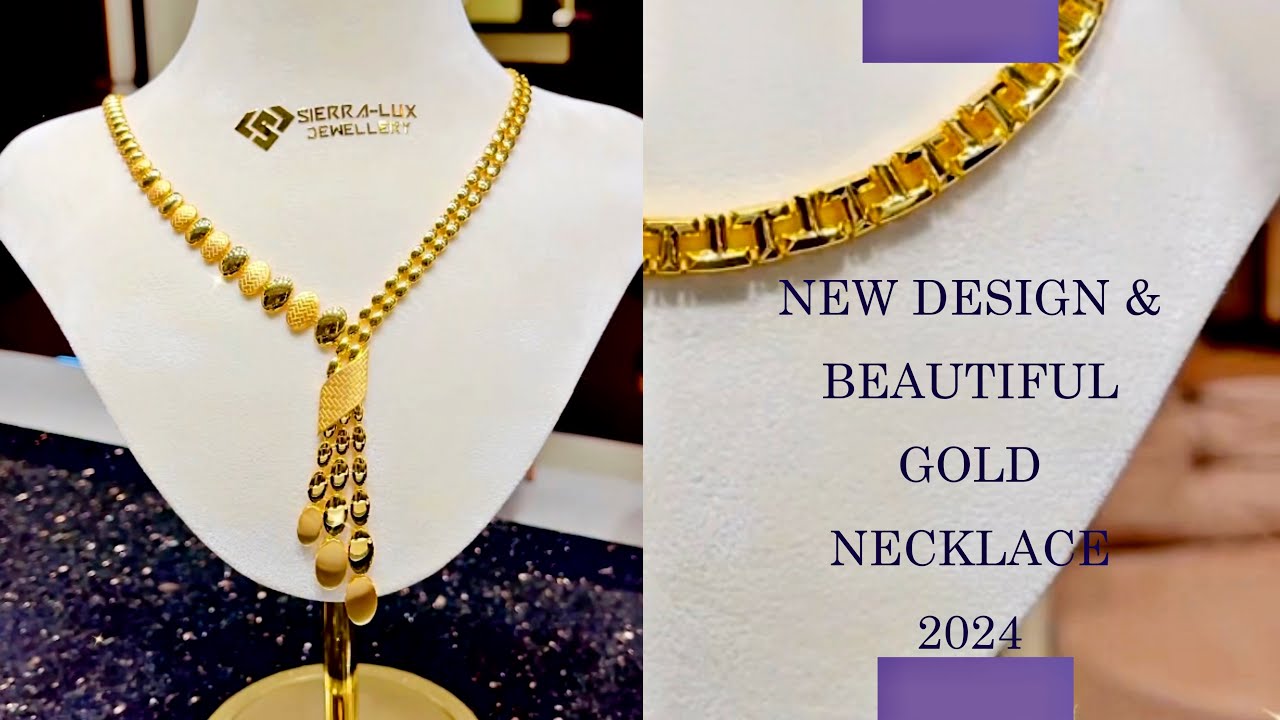 latest gold Necklace design 2024 || دیزاین جدید سیت طلا ۲۰۲۴ - YouTube