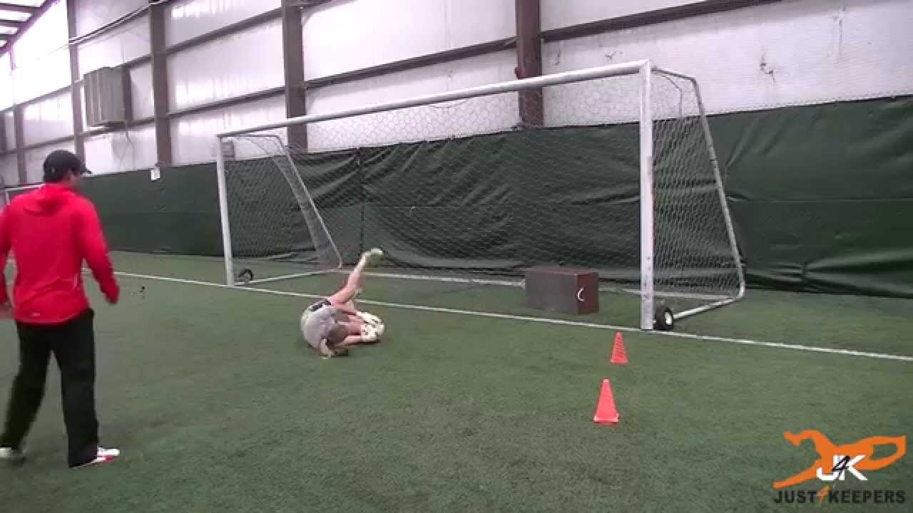 Goalkeeper reaction training - YouTube