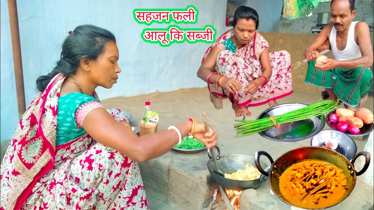 Drumstick recipe village style | Sahjan Fali | Sahjan Aloo ki sabji ...