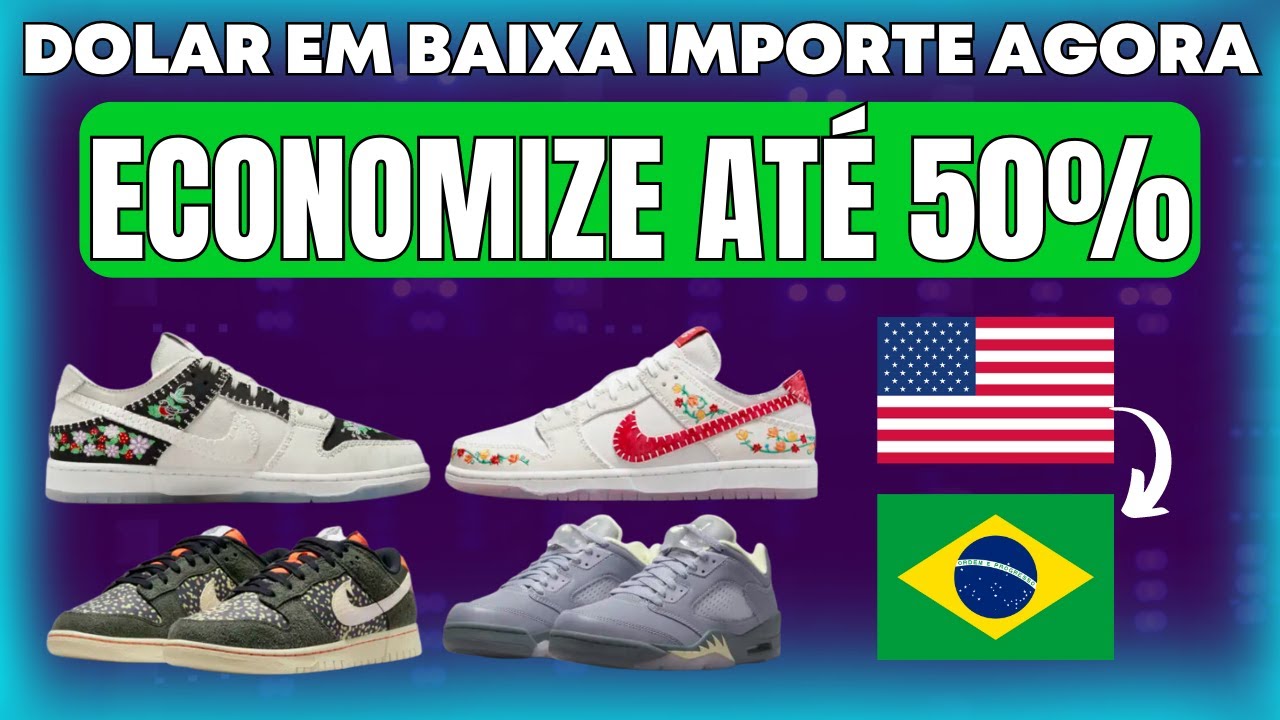 Guia completo: Como importar tênis Nike dos EUA para o Brasil - YouTube