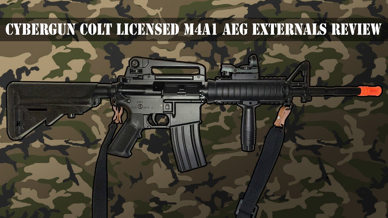 Cybergun Colt Licensed M4A1 AEG Externals Review - YouTube