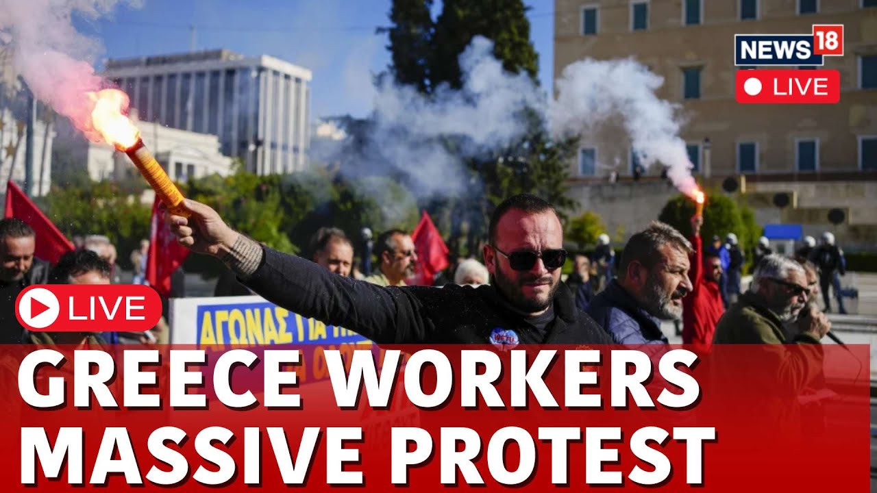 LIVE | Greece Workers Protest | Greek Workers Go On General Strike ...