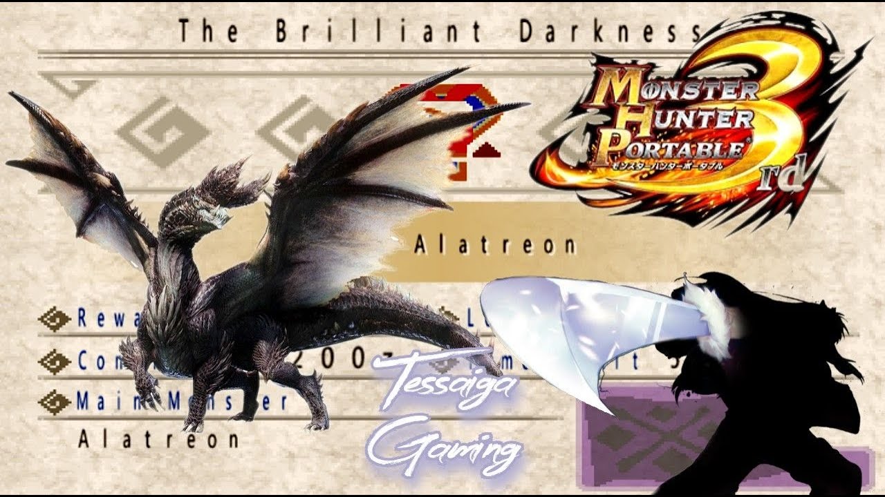 Monster Hunter Portable 3rd HD All Bosses #27 Alatreon - YouTube