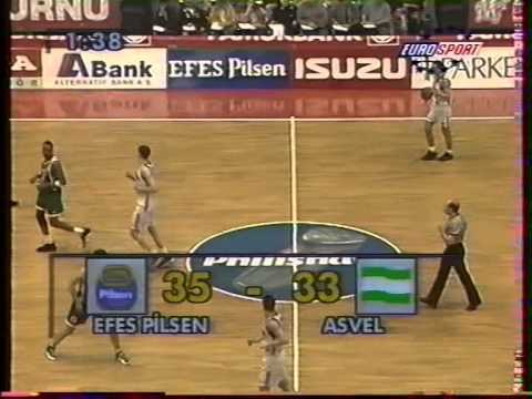EFES PILSEN ASVEL 1997 1/4 de Finale Euroleague 3#