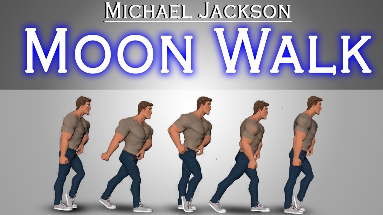 Michael Jackson Moonwalk 3d Animation-3d tin - YouTube