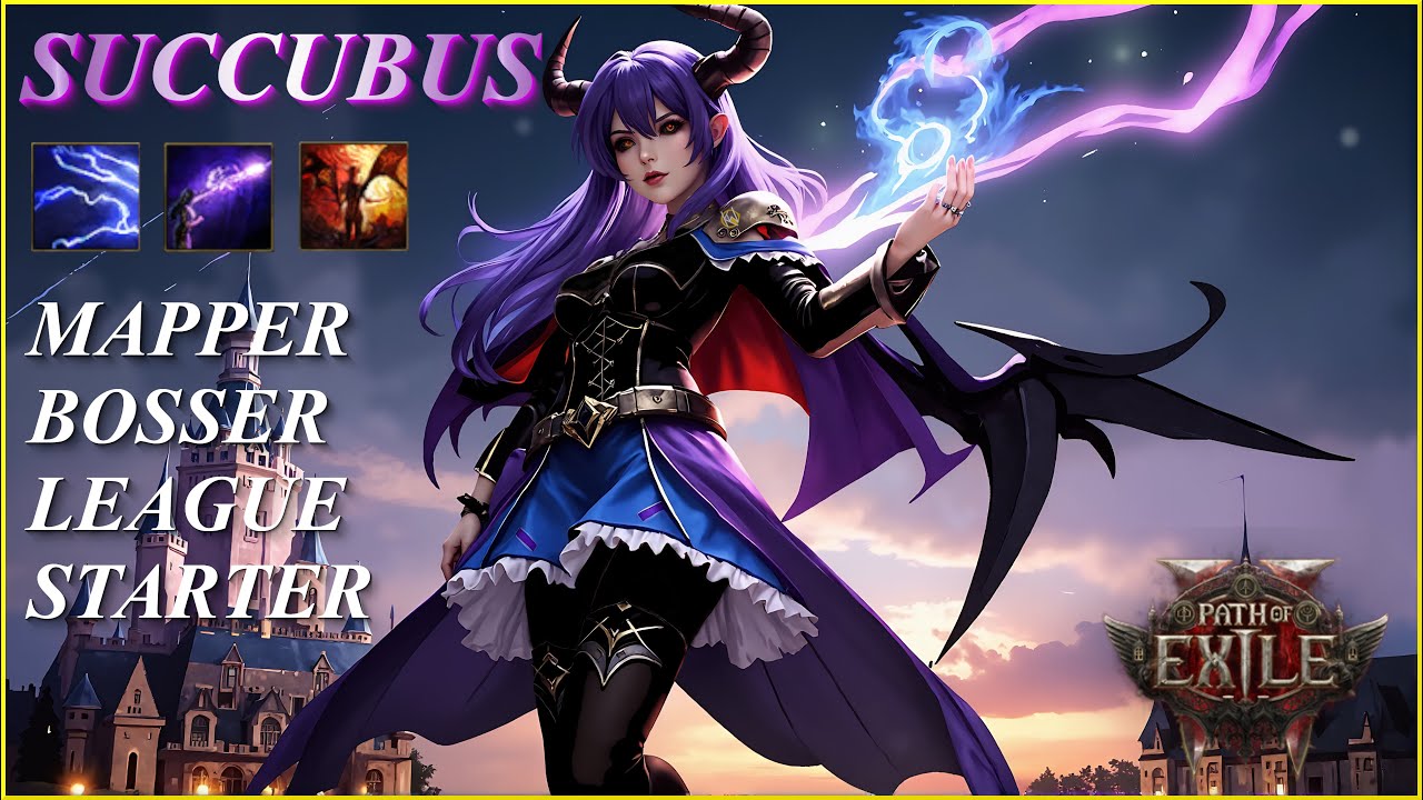 Succubus | Path of Exile 2: Spark Essence Drain Infernalist - YouTube
