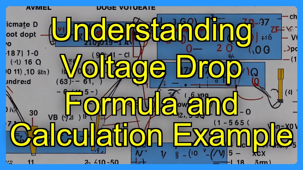 Understanding Voltage Drop Formula and Calculation Example - YouTube