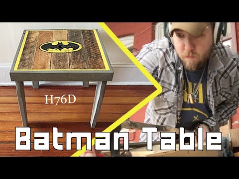 BATMAN Themed Table Build - YouTube