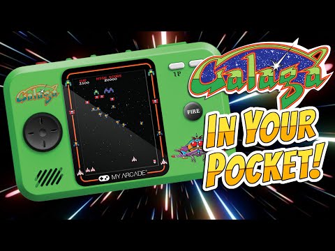 Galaga Pocket Player Pro Review | NEW from My Arcade 2023