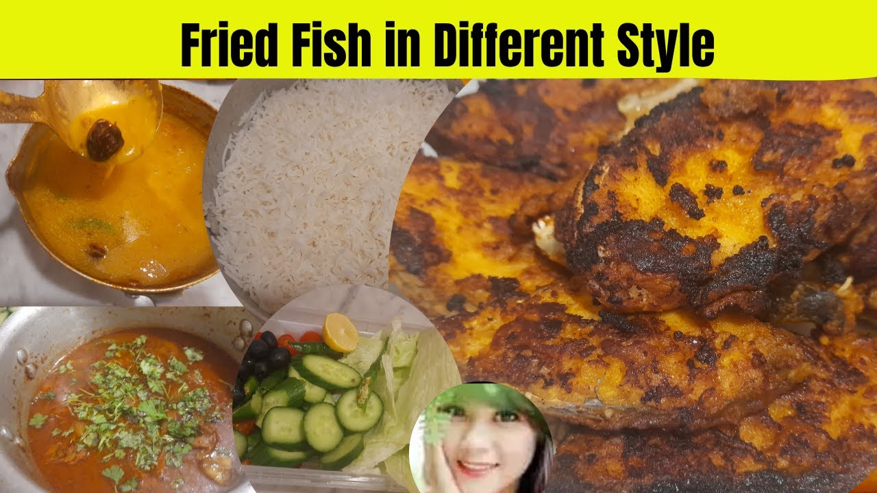 how to make fry fish at home | dal chawal | chicken curry | # ...