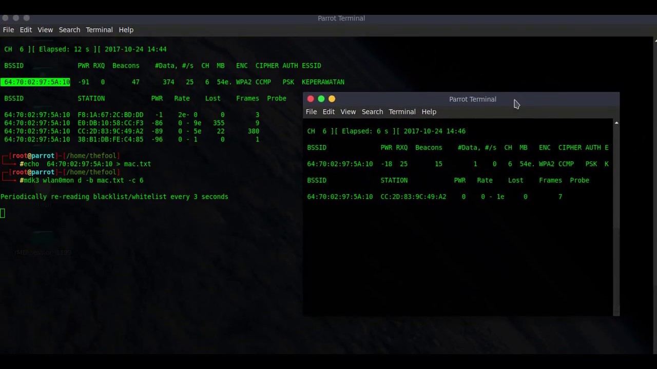 Mdk3 tutorial - YouTube