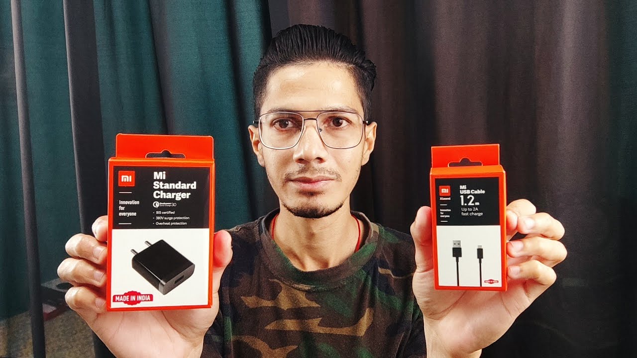 18Watt Fast Charger Unboxing | Mi 1.2M USB Cable | Mi Standard Charger ...