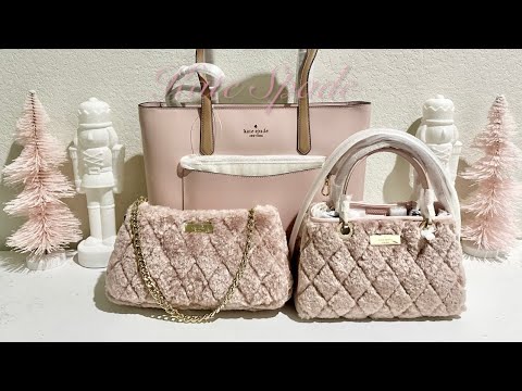 🤍KATE SPADE | Rose Smoke Collection | Winter Pinks | Faux Fur Handbags🤍 ...