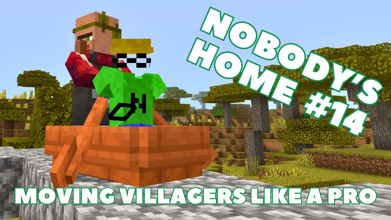 Moving villagers like a pro - Minecraft longplay [Nobody’s Home] #14 ...
