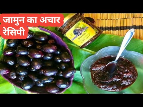 जामुन का अचार रेसिपी | How to make jamun Achar | jamun ka achar | jamun ...