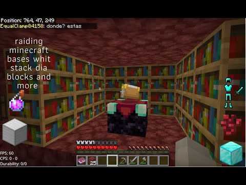 raiding minecraft base on sm105 lifeboat survival mode whit dia blocks ...