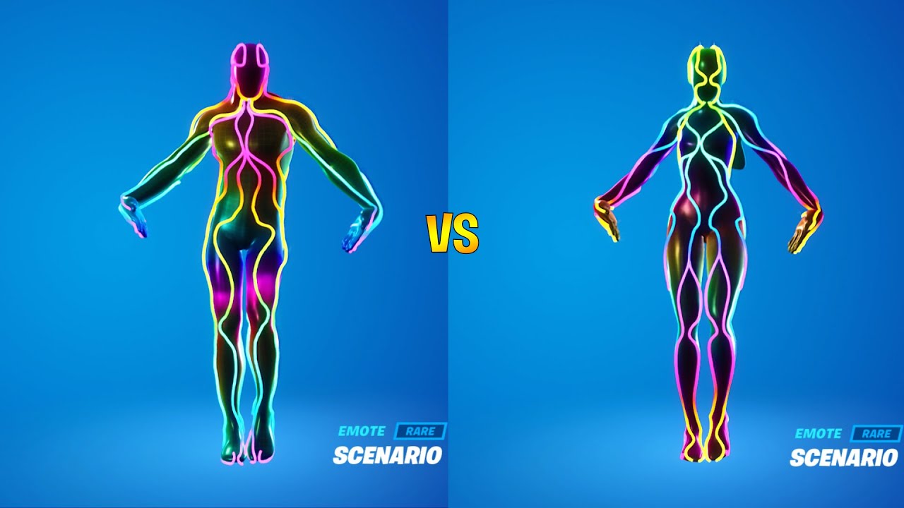 Pulse Skin Vs Flow Skin Dance Fight 100% Perfect Sync - YouTube
