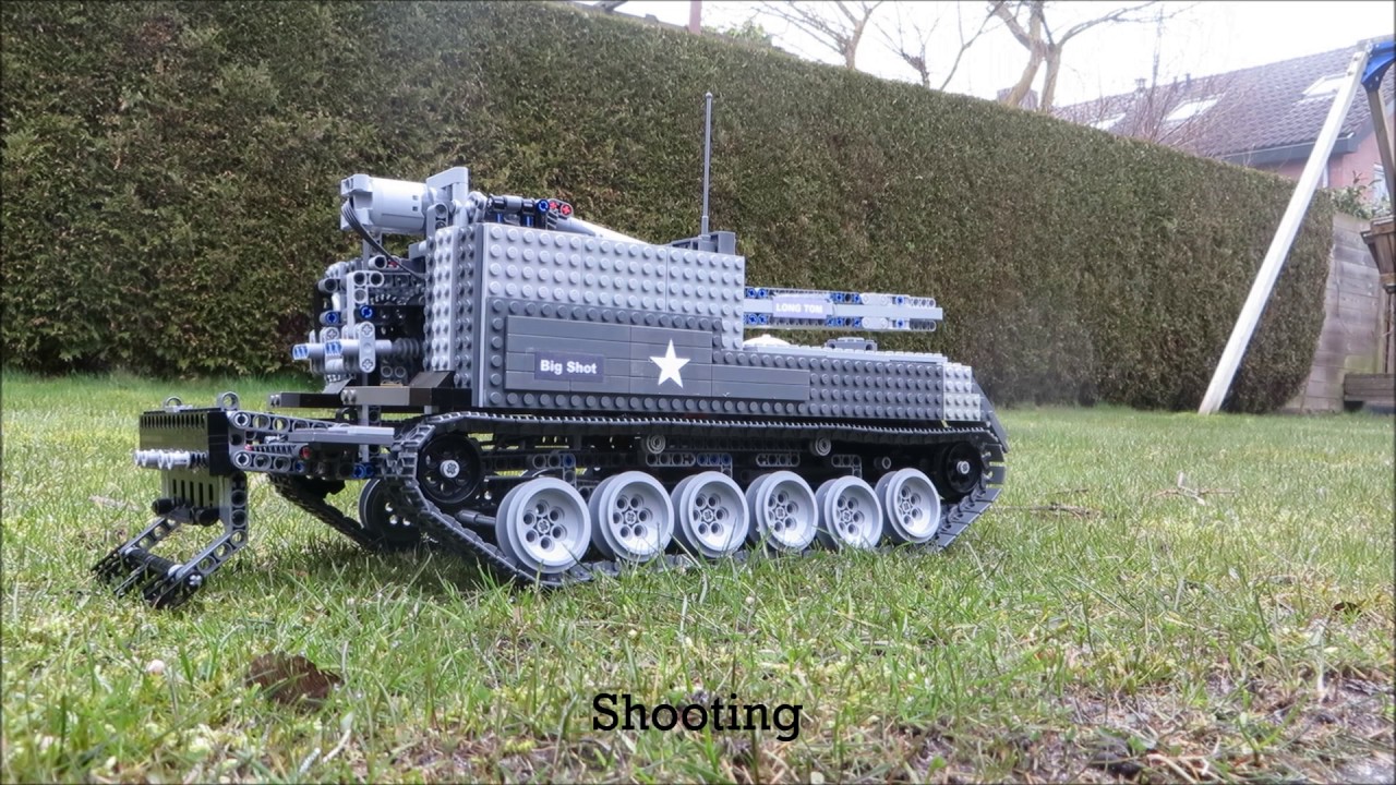 M40/M43 'Long Tom' US SPG - LEGO Tanks #2 - YouTube