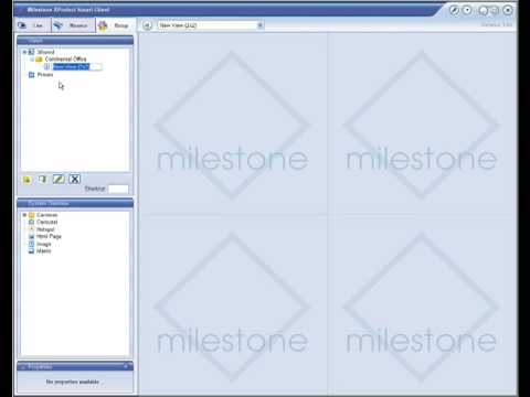 Milestone XProtect Smart Client - Create View - YouTube