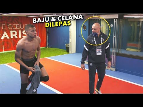 BAJU & CELANA DI LEPAS! Tingkah Konyol Mbappe di Lapangan