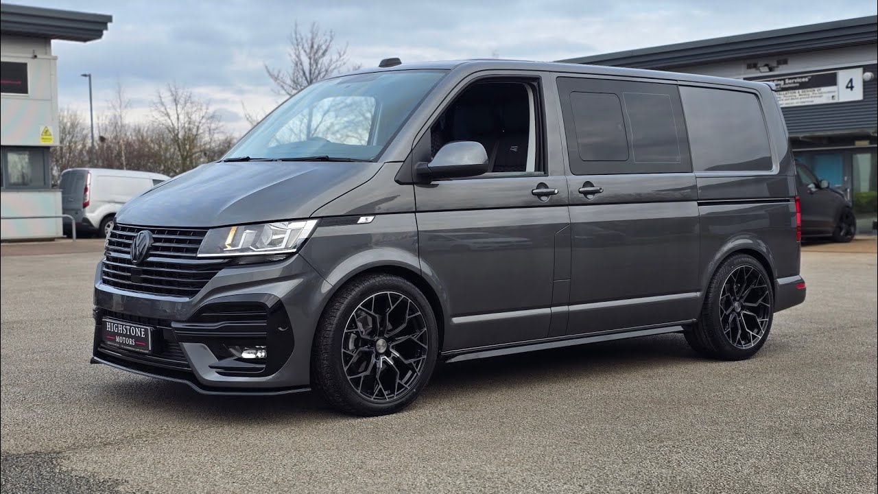 vw transporter t6.1 kombi dsg modified - YouTube