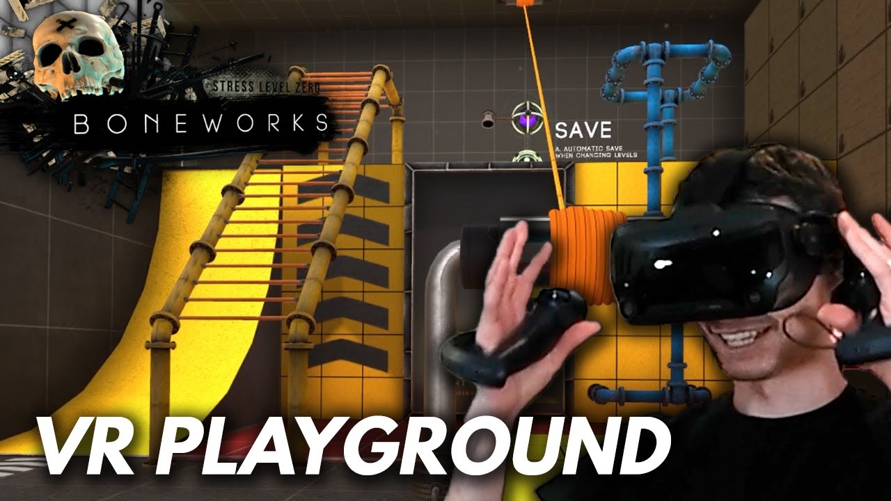 Making Friends on the Virtual Playground | Boneworks (VR) - YouTube
