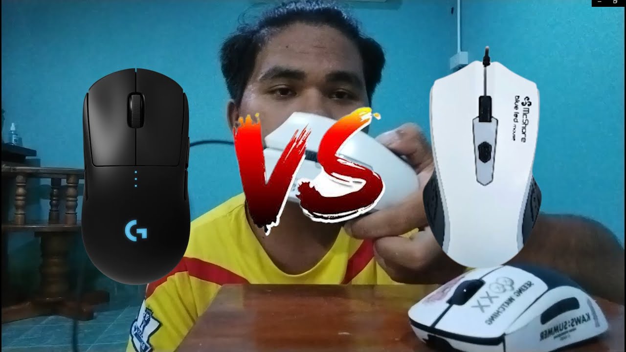 Logitech g pro VS McShore เมาส์ราคา3,xxx บาท vs เมาส์ราคา100กว่าบาท ...
