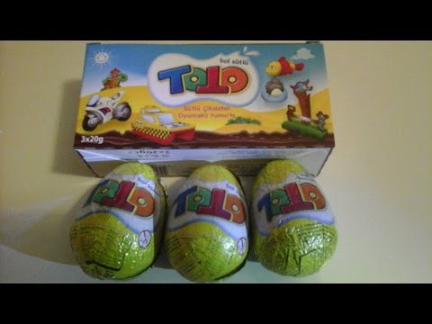 3 Adet Sürpriz Yumurta Açma | Toto Surprise Eggs | Toto Sürpriz Oyuncak Yumurtalar